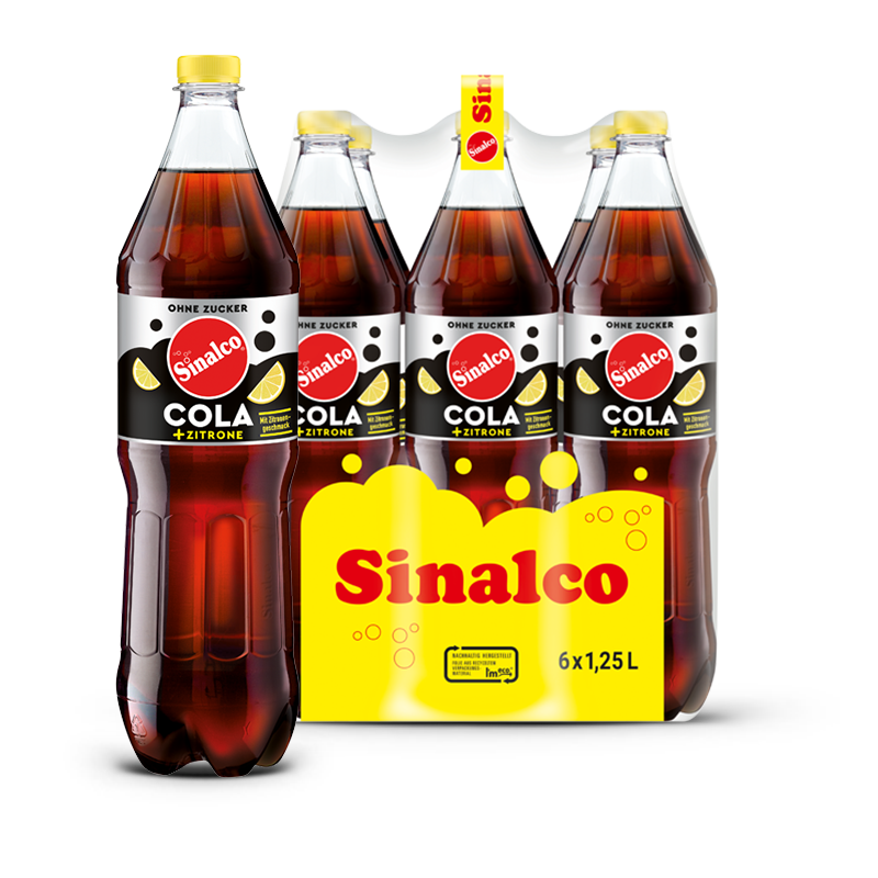 Sinalco | Sinalco Cola ohne Zucker + Zitrone: Die Rechnung schmeckt!